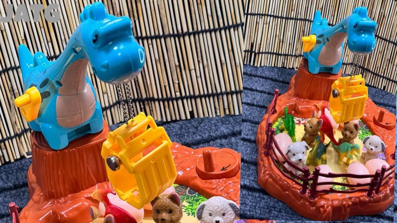 SATISFYNG INTERACTIVE DINO ARCADE GAME TOY // ASMR SOUND #SATISFYING # ...