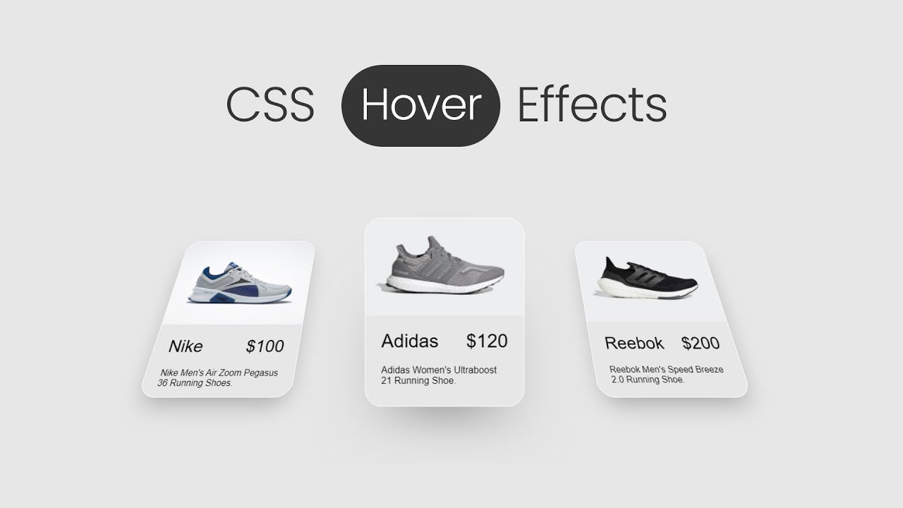 Awesome Css Hover Effects Cards Using Html And Css 2021 Css Hover 9440
