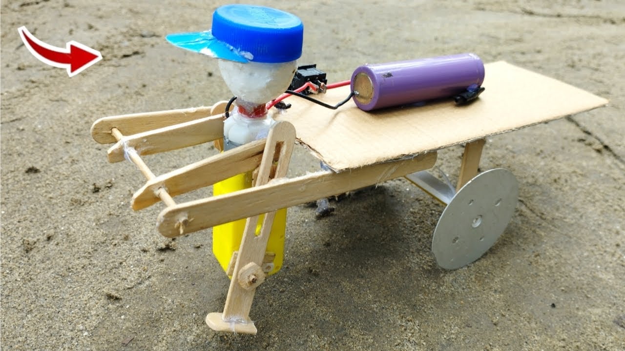 How to make a toy car with a gear motor at home How to make a toy car ...