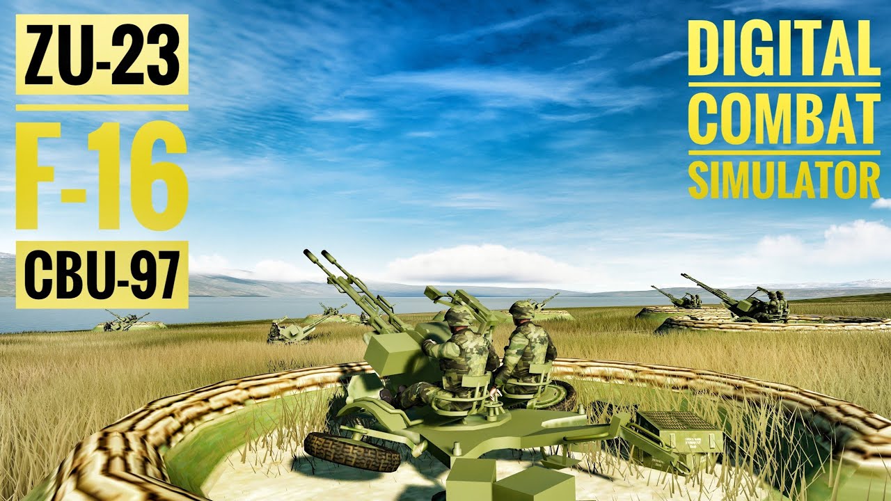ZU-23 CBU-97 F-16 Viper DCS 2.8 - YouTube