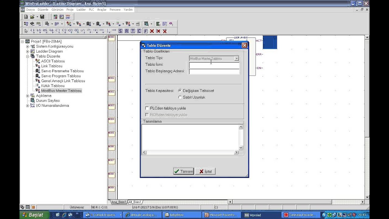 Fatek PLC Fun 150 Modbus Fonksiyonu - YouTube