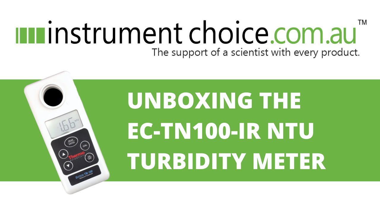 Unboxing the EC-TN100-IR NTU Turbidimeter - YouTube