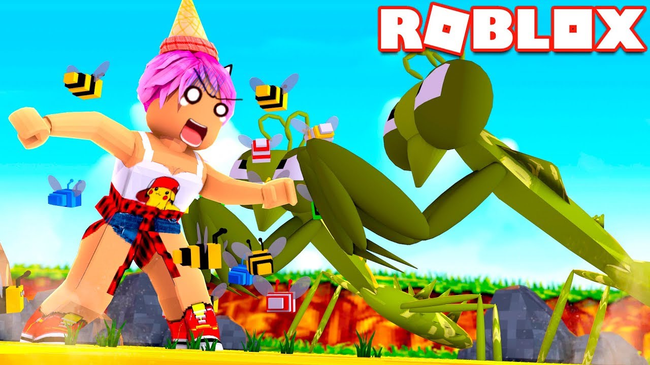 MANTIS GIGANTES EN ROBLOX!! AYUDAAAAAAAAA 🐝🍯 | Roblox Bee Swarm ...