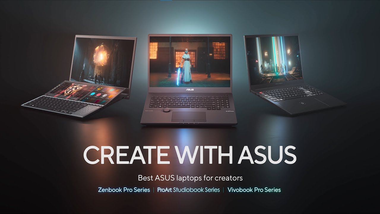 Create with ASUS - Best ASUS laptops for creators - YouTube