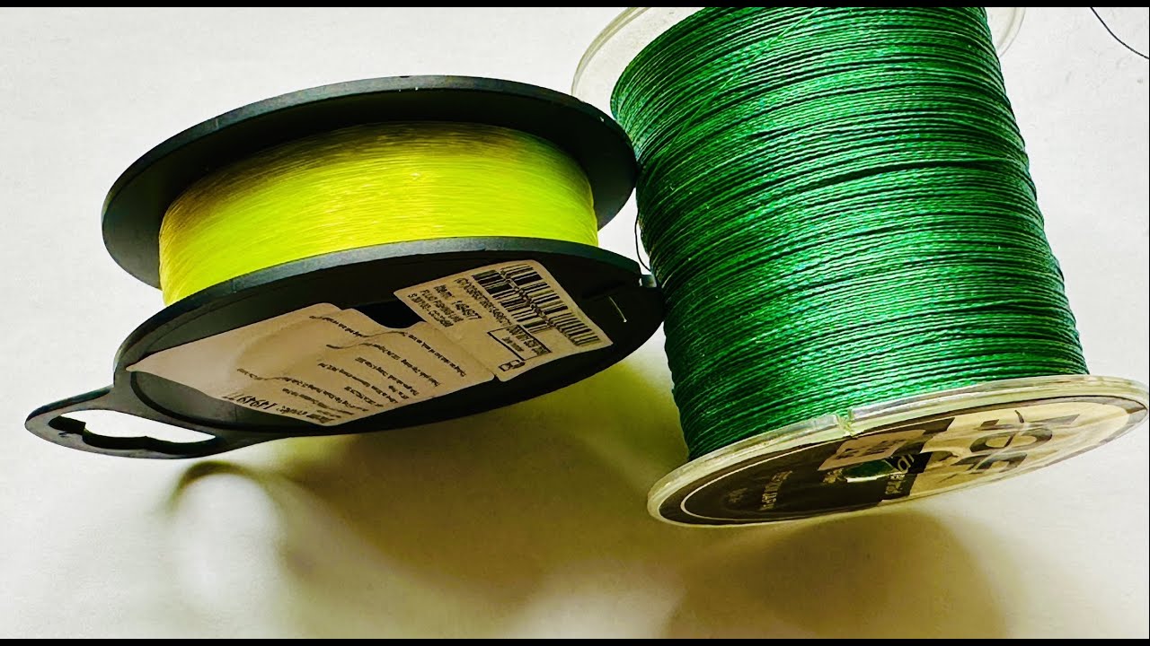 Connects braided to mono line - YouTube