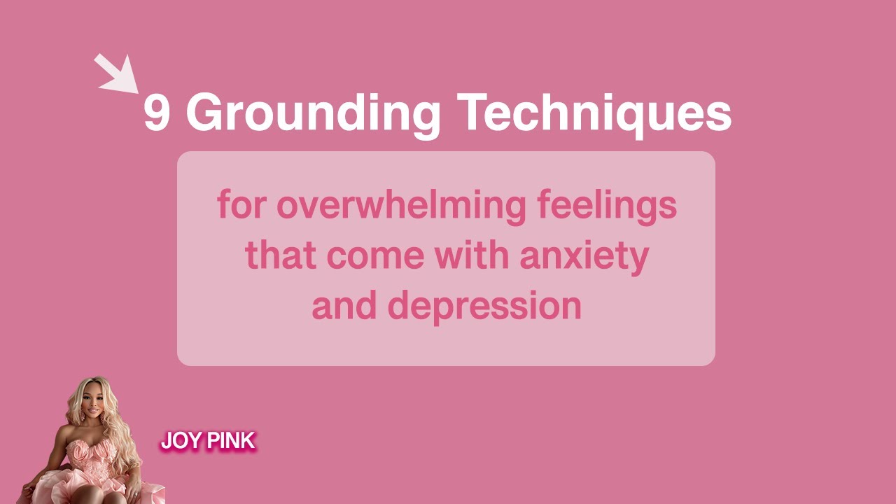 9 Grounding Techniques for Anxiety + Depression - YouTube