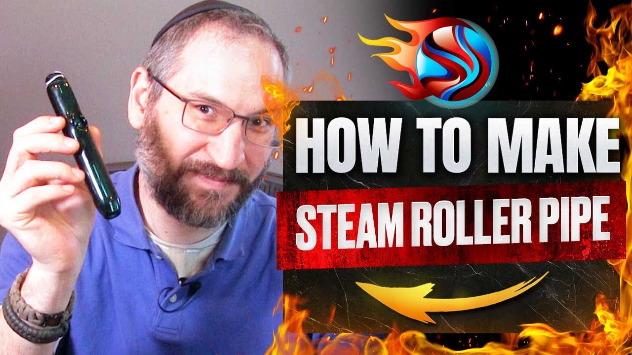 How It's Made - Glass Steam Roller Pipe - Lampworking Glass Pipe - YouTube