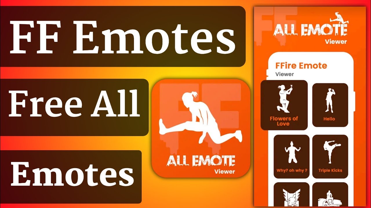 ff emotes app | Dance & Emotes Battel Royal | Free All Emotes Ff App ...