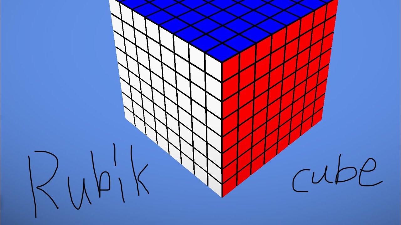 Solving a 8x8 Rubik cube - YouTube