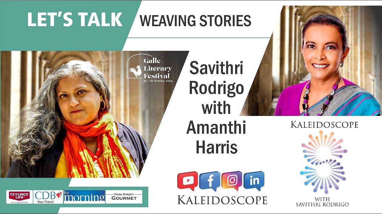 Kaleidoscope Lets Talk with award winning author Amanthi Harris Jan ...