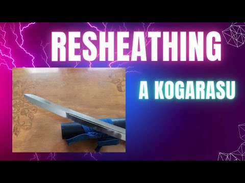 resheathing a kugarasu - YouTube