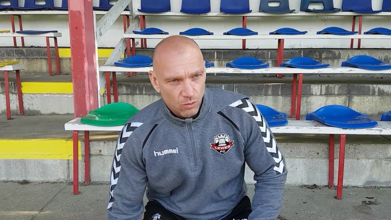 Chatham 0 vs Lewes 0: Darren Freeman's reaction - YouTube