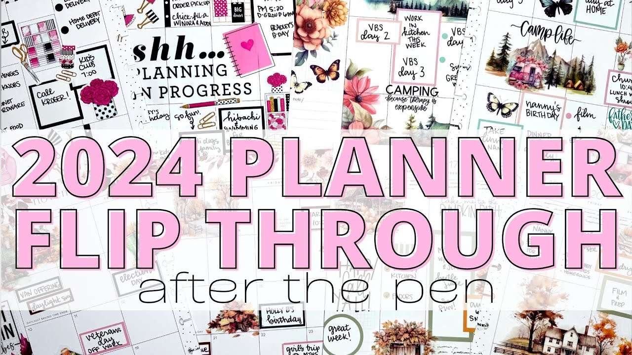 AFTER THE PEN 2024 PLANNER FLIP THROUGH - CATCH ALL HAPPY PLANNER ...