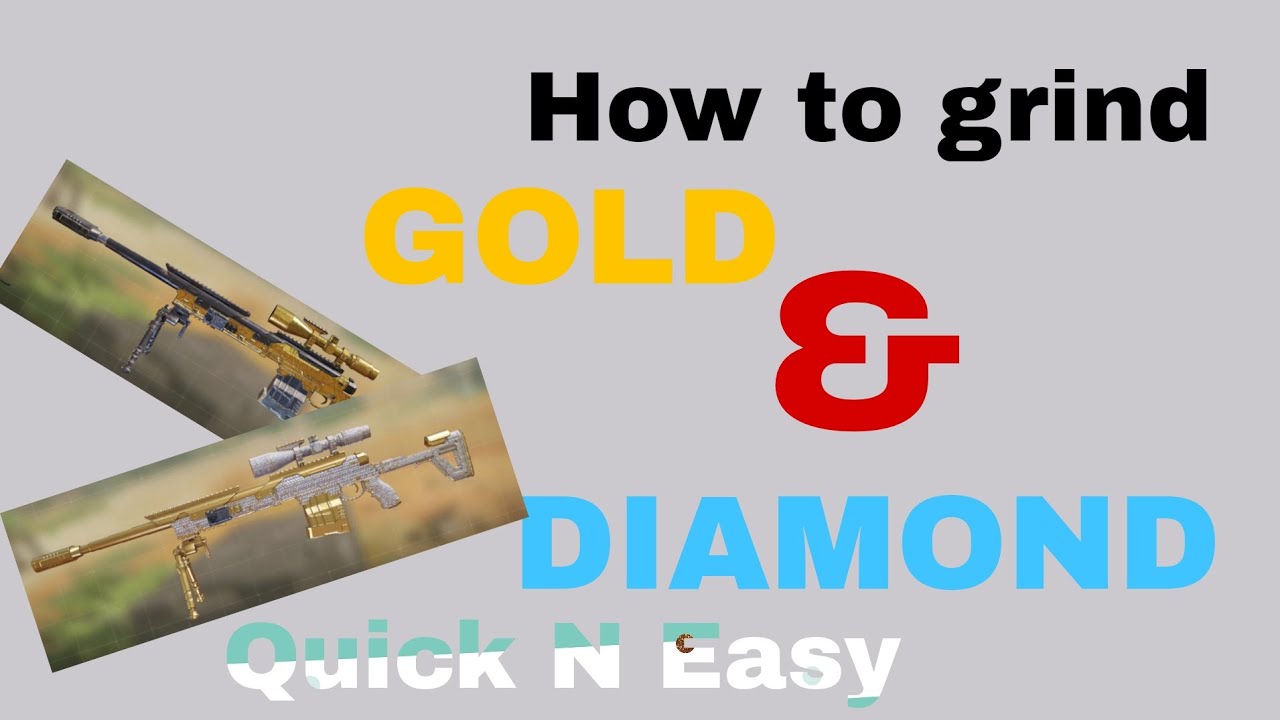 How to grind gold diamond? [Quick n Easy] - YouTube