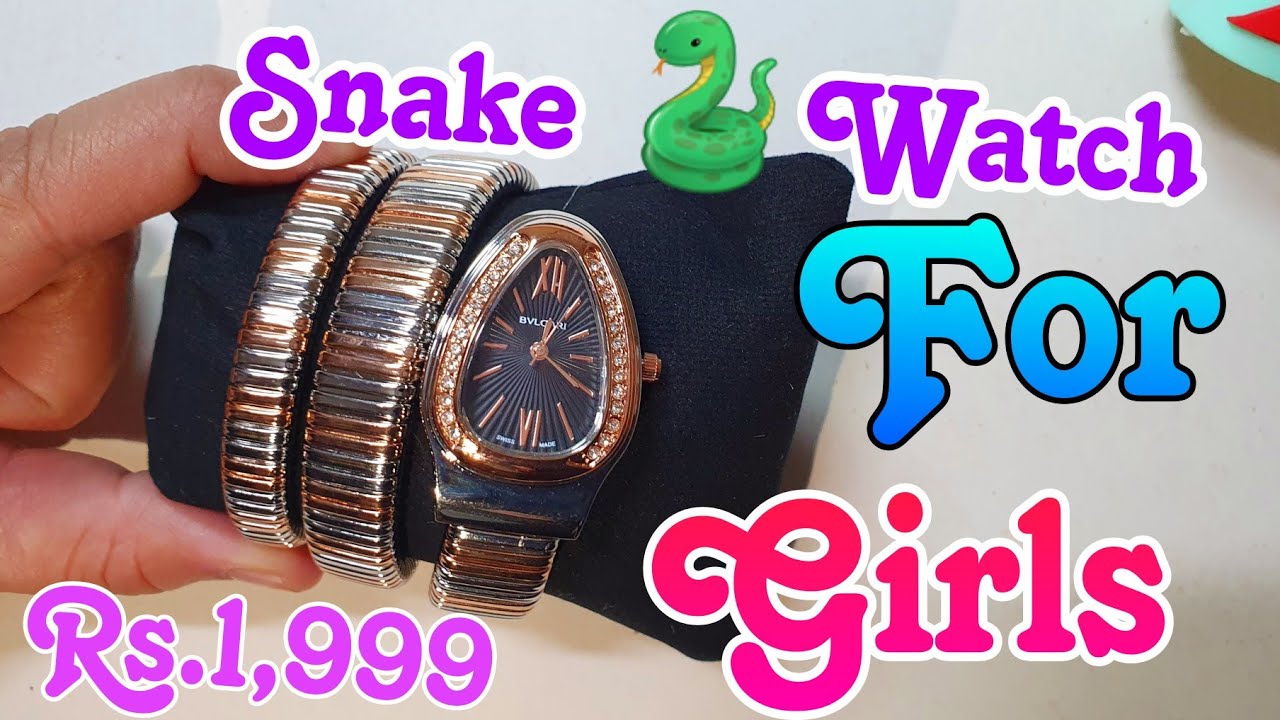snake 🐍 watch for women analog watch | Snake Watch | Snack Watch For ...