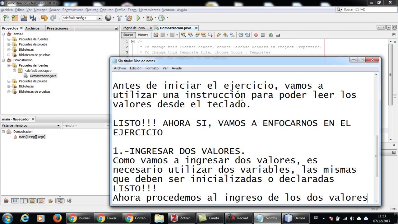 Sumatoria de dos valores JAVA - YouTube
