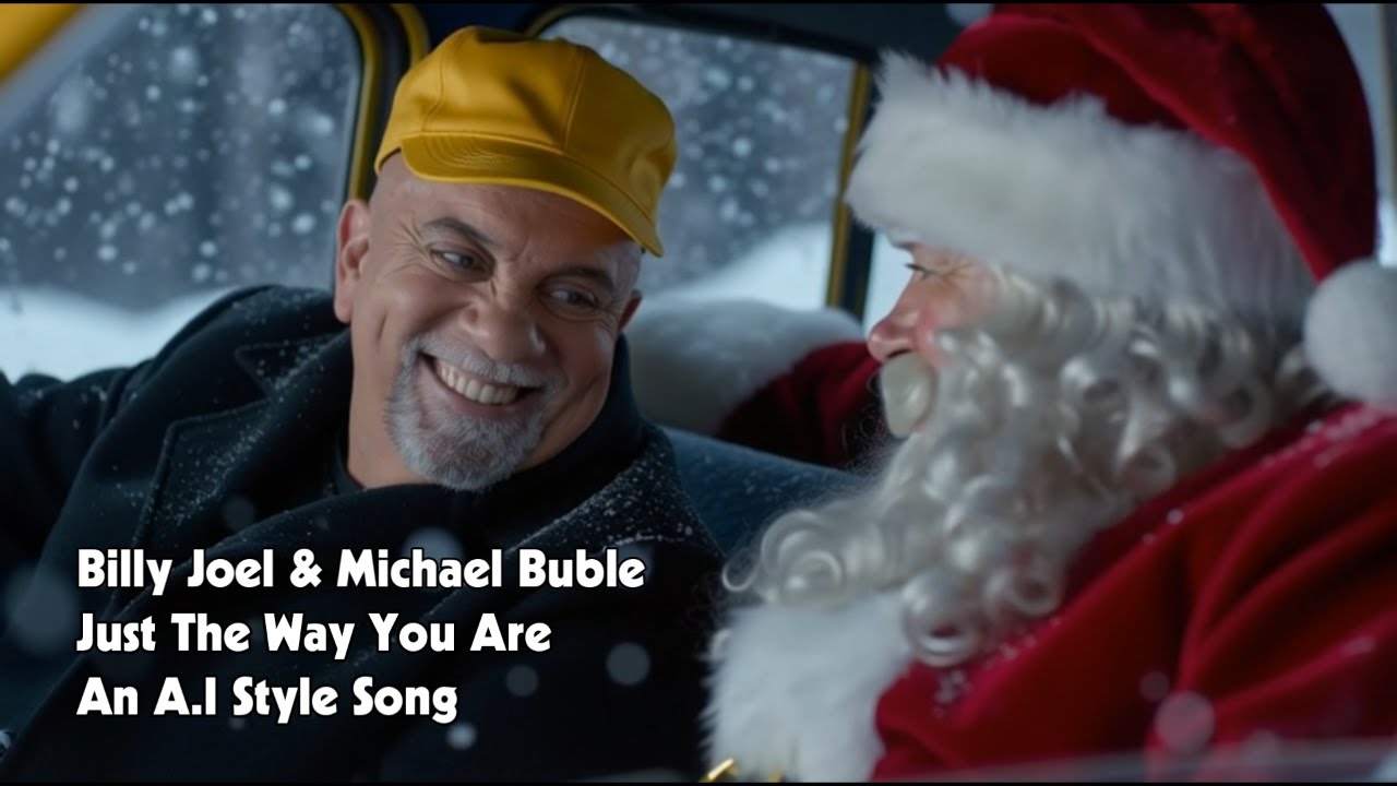 Just The Way You Are - Billy Joel & Michael Buble Festive Video 2025 ...