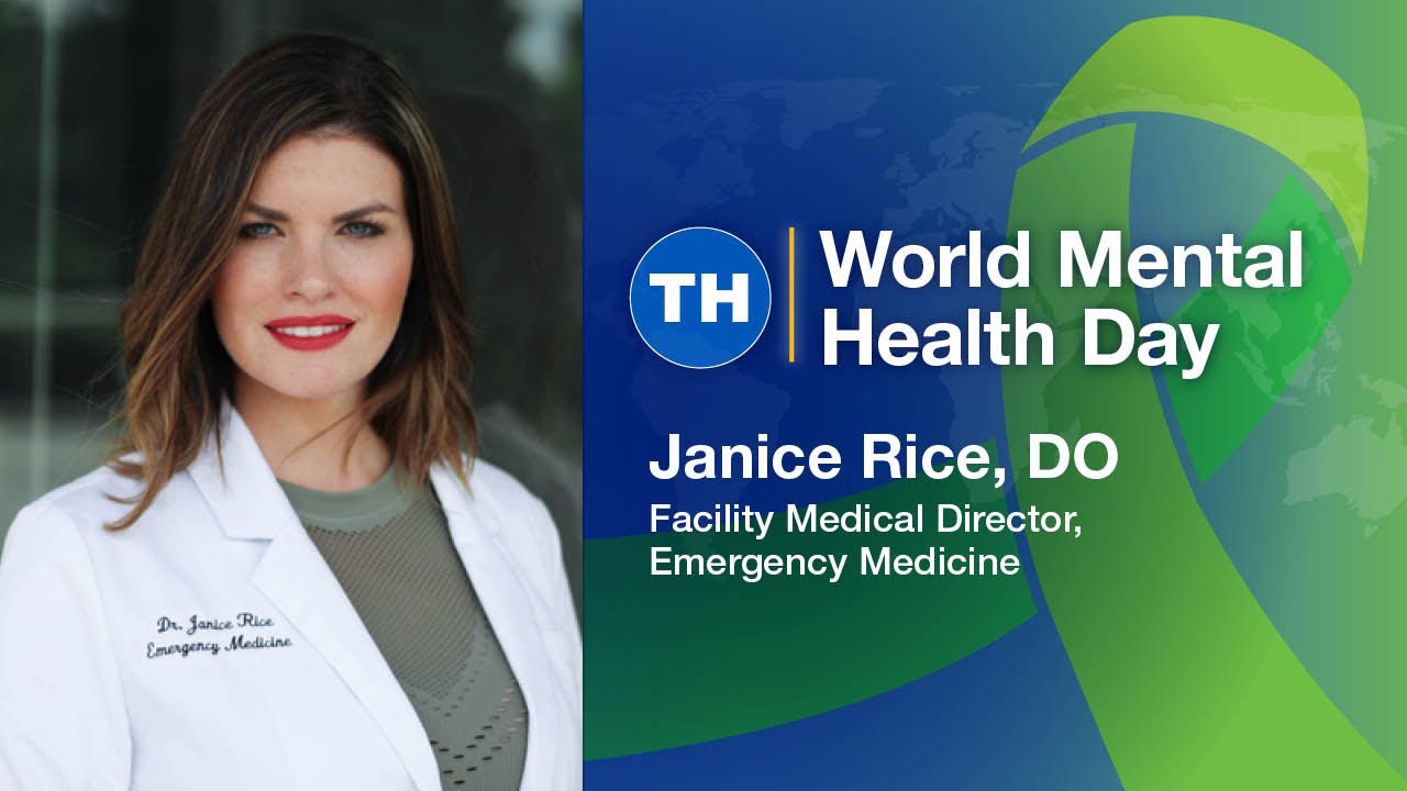 World Mental Health Day 2023 | Dr. Janice Rice | TeamHealth - YouTube