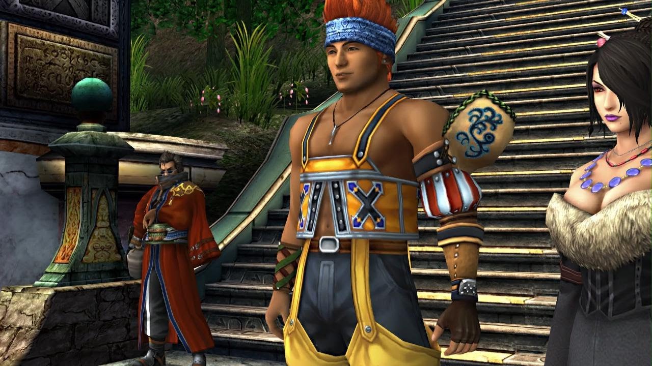 FINAL FANTASY X/X-2 HD Remaster laughing scene - YouTube