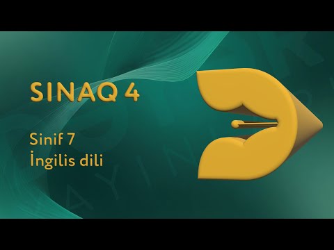 İngilis dili 7-ci sinif - Sınaq 4