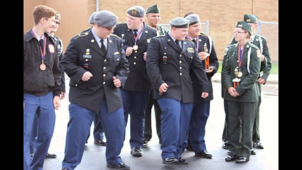 Truman JROTC Color Guard competition Lincoln park - YouTube