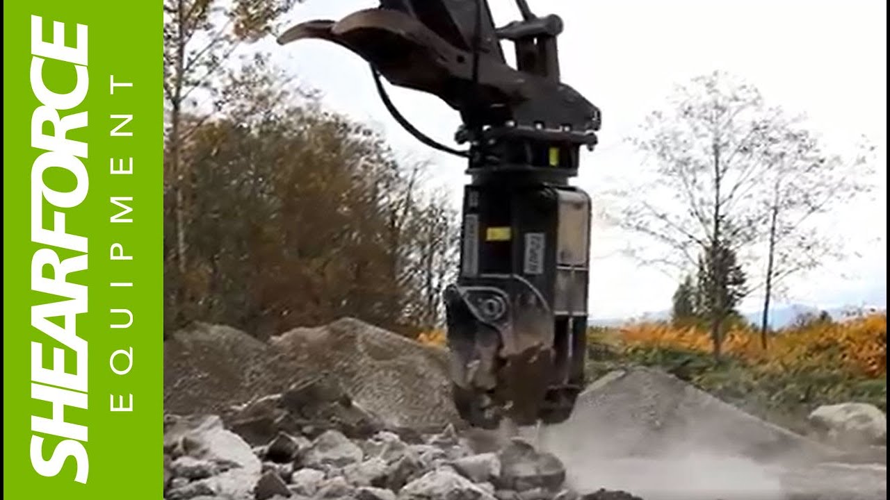 ShearForce RDP23 Rotating Demolition Pulverizer Crushing Reinforced ...