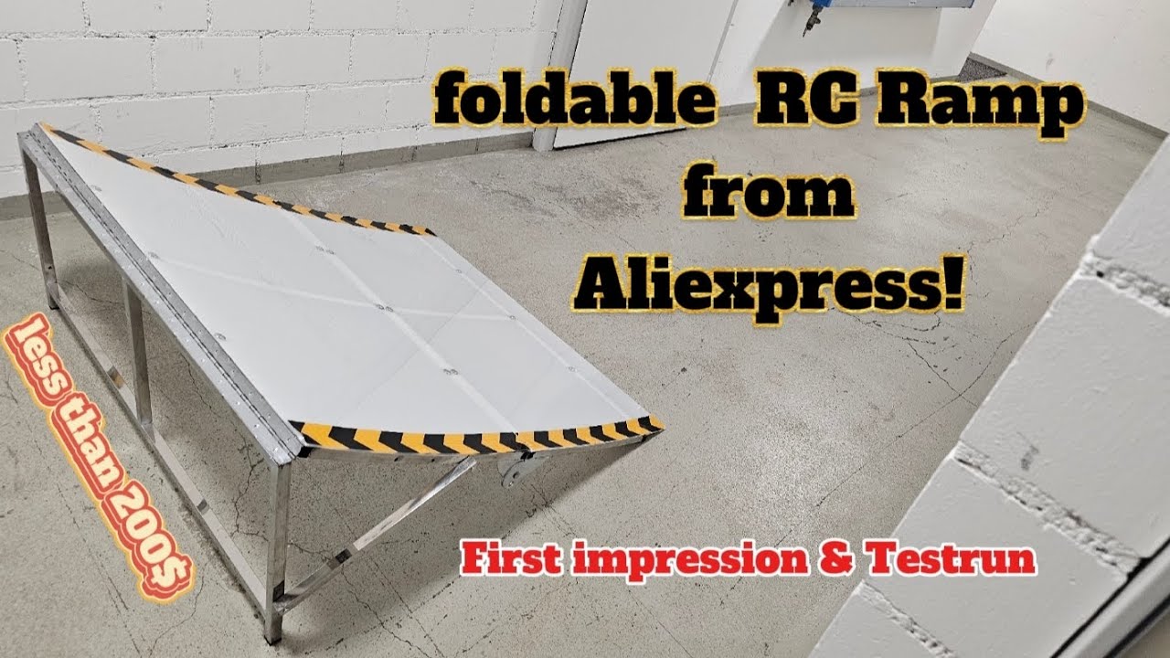 foldable rc ramp from Aliexpress for less than 200$. - first impression ...