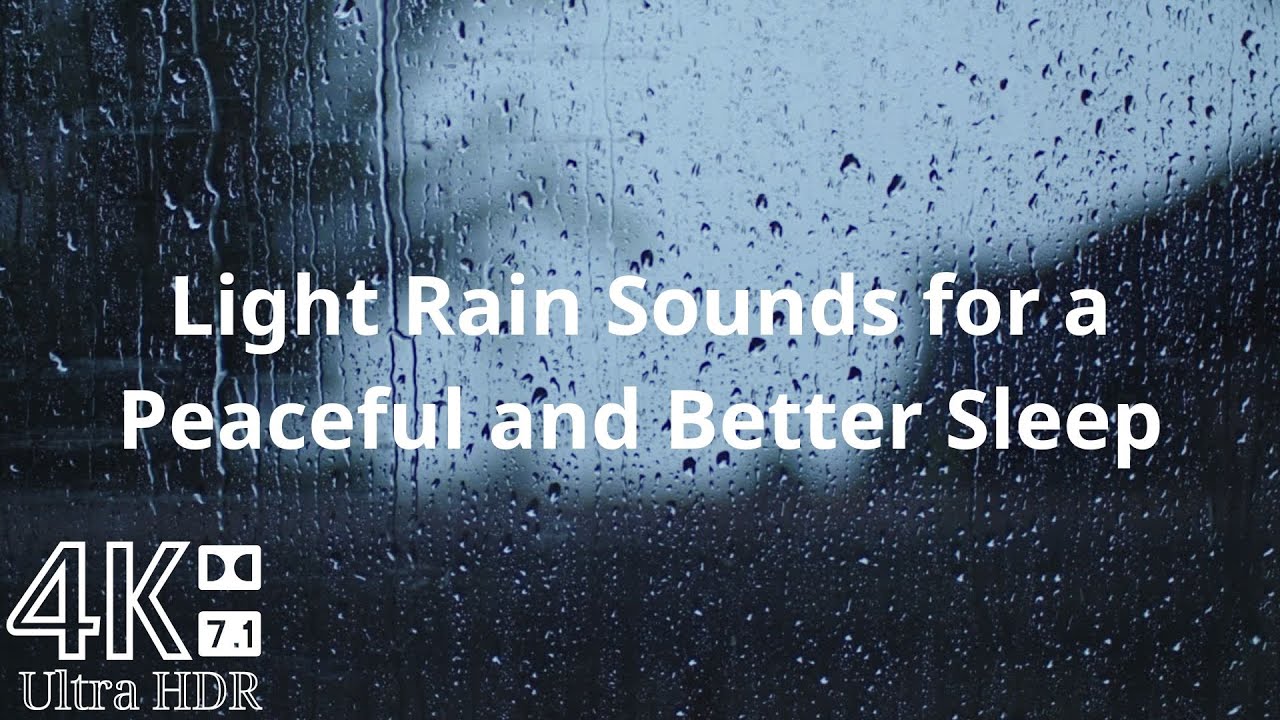 Top Sleep Experts Agree Light Rain Sounds Are the Key to a Peaceful ...