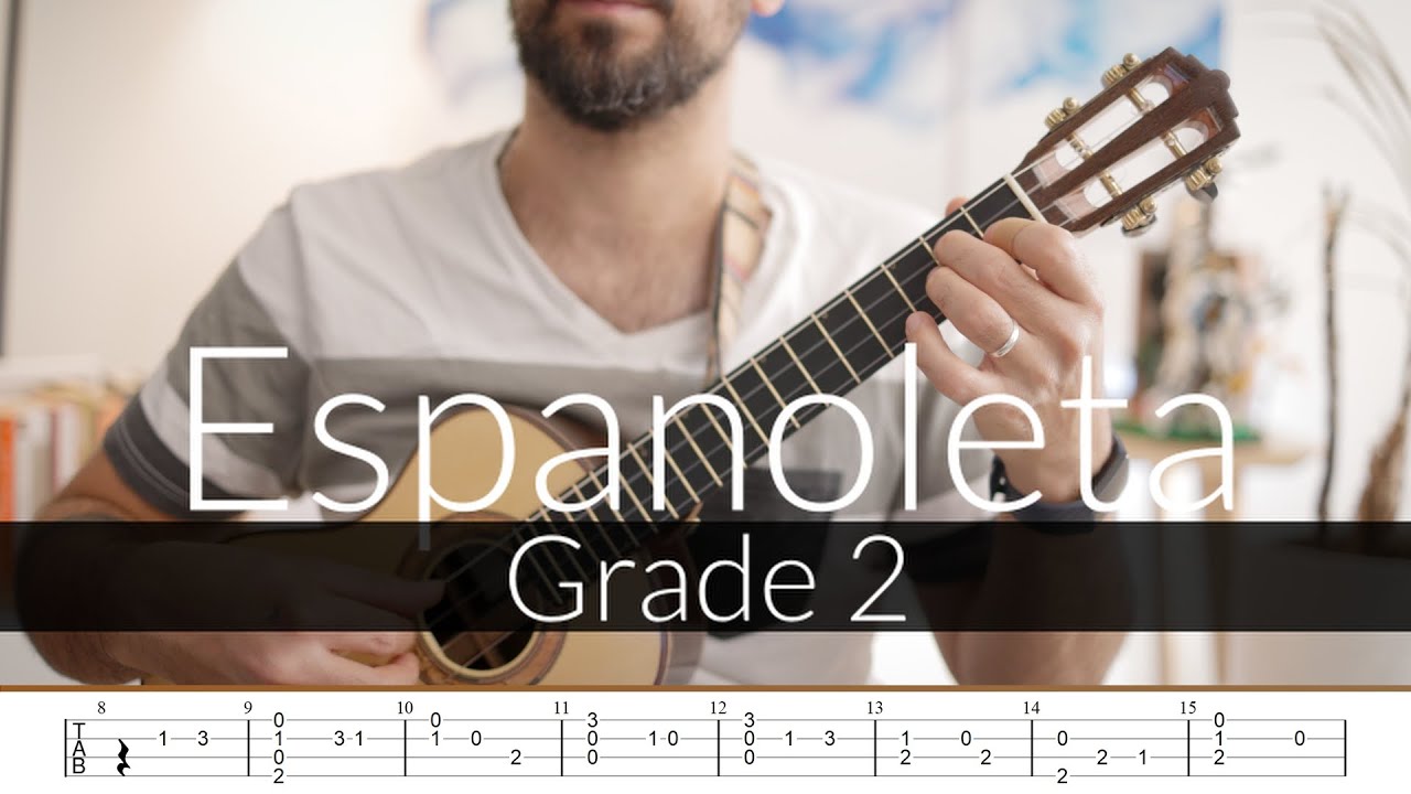 Espanoleta - Gaspar Sanz || Ukulele Fingerstyle Tab || Grade 2 - YouTube