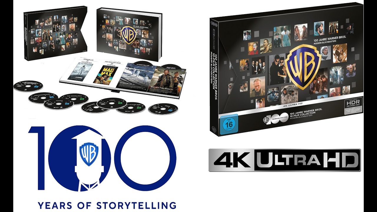 Warner Bros. 100th Anniversary Modern Blockbusters Limited 10-Film ...