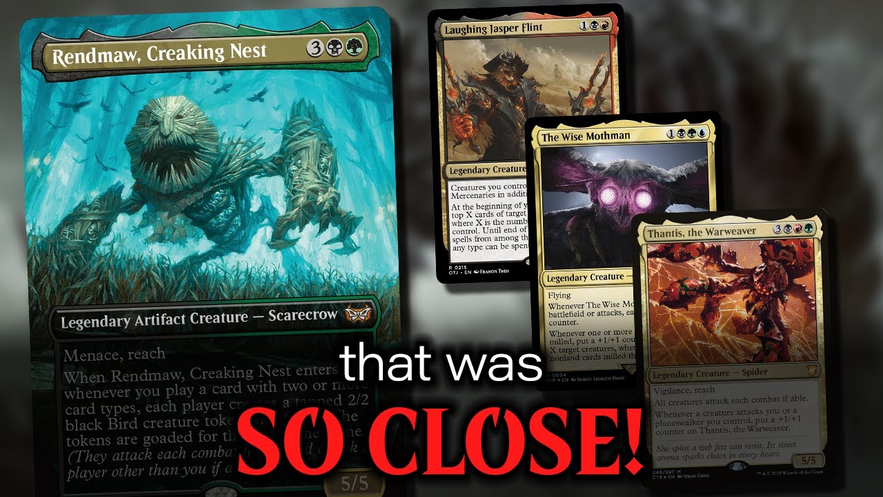 Rendmaw Creaking Nest vs Jasper Flint vs Mothman vs Thantis MTG ...