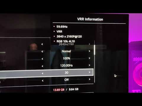 How changing fps with vrr enabled affects gamma on LG C1 OLED tv - YouTube