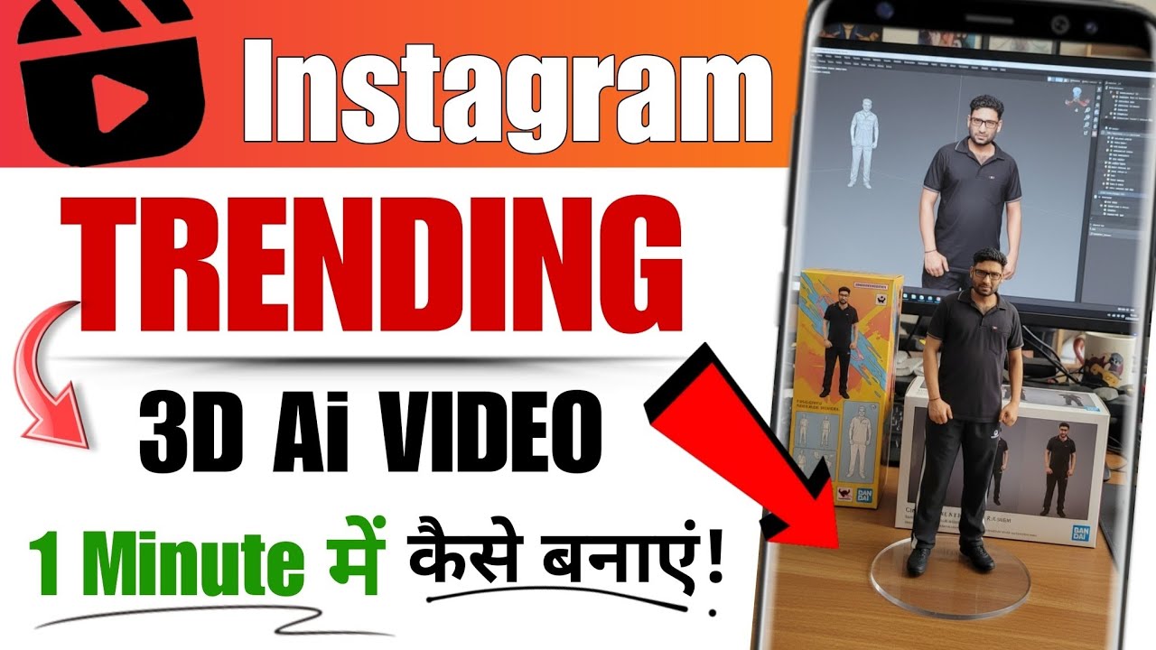 Insta Ai Photo Trend 3D Model figure Nano Banana Photo Editing ...