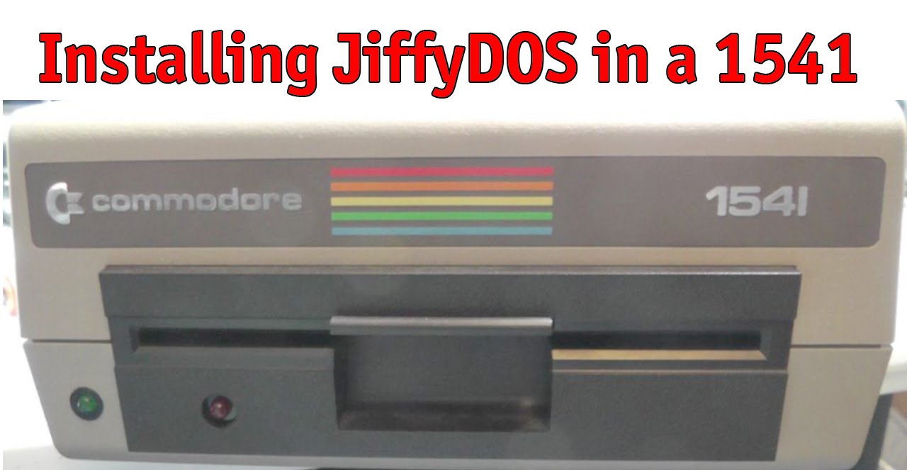 Installing a JiffyDOS in a Commodore 1541 Disk Drive - YouTube
