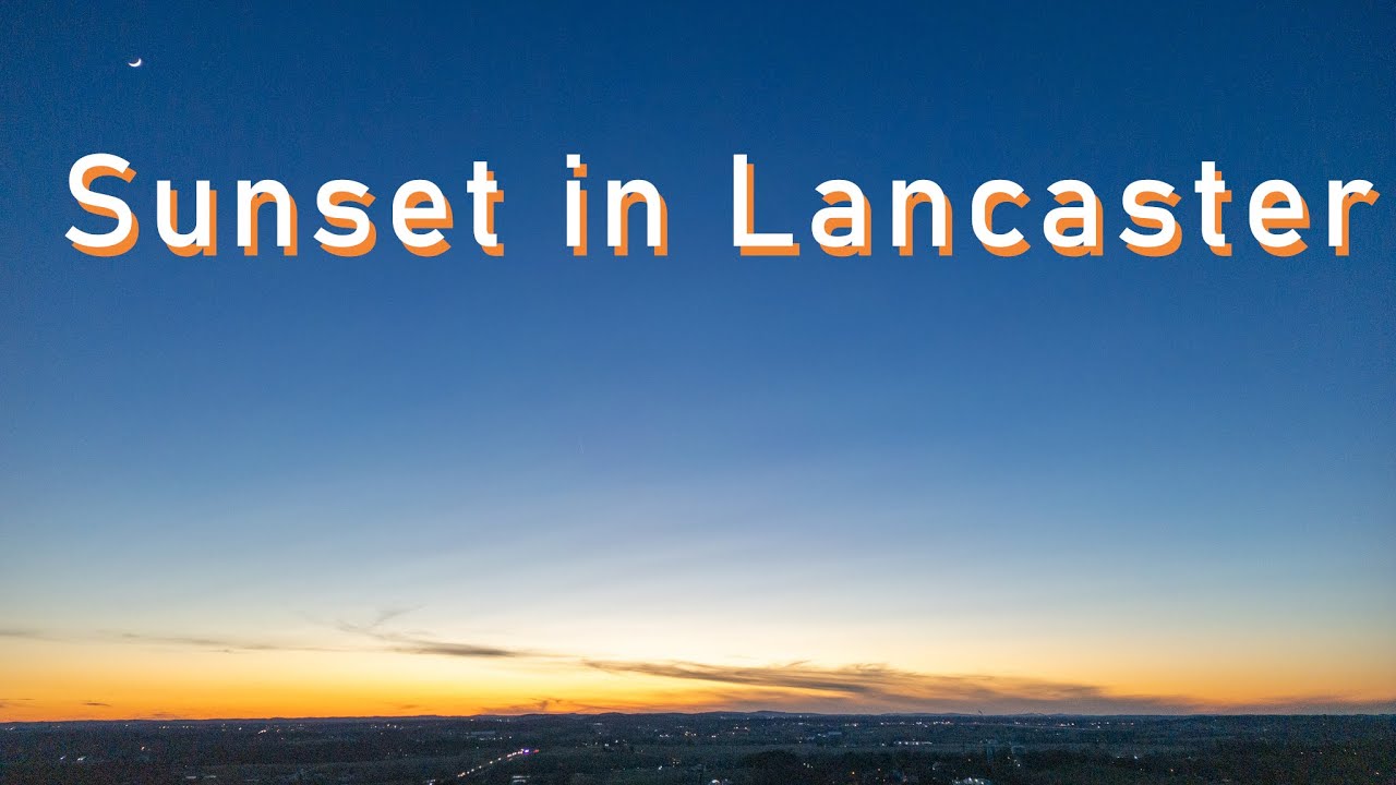 4K Drone footage of a sunset in Lancaster PA - YouTube