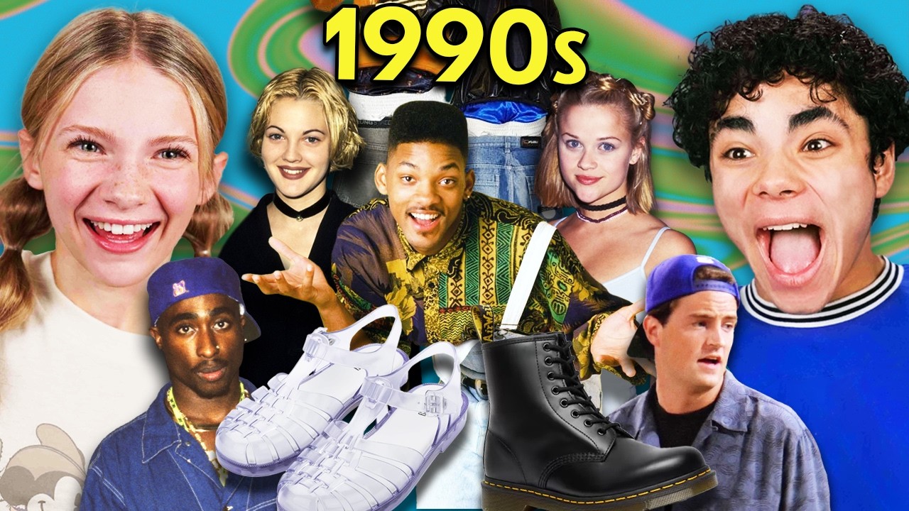 Gen Z Vs. Millennials: 90s Looks & Fads Battle - YouTube