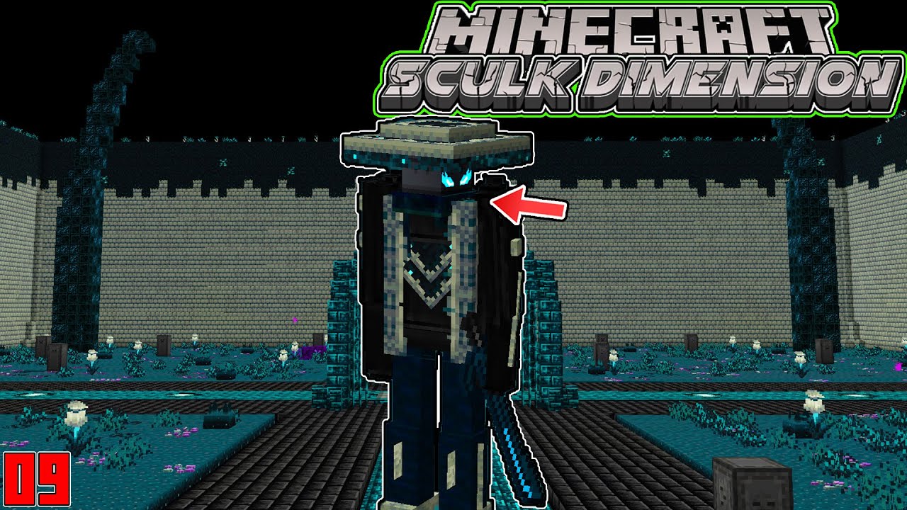 Minecraft: Sculk Dimension Ep09មេកាប់ដាវហើយនេះ - YouTube