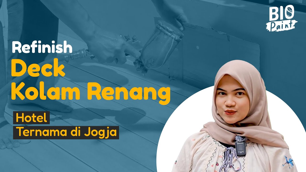 Saatnya Re-finishing deck kolam renang di Hotel The Folk Jogja - YouTube