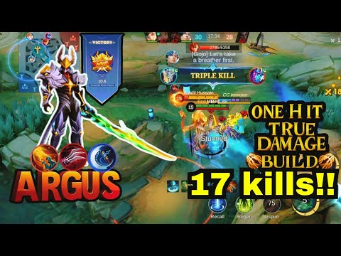 17 KILLS !! ARGUS WTF DAMAGE BUILD ONE SHOT ENEMY - YouTube