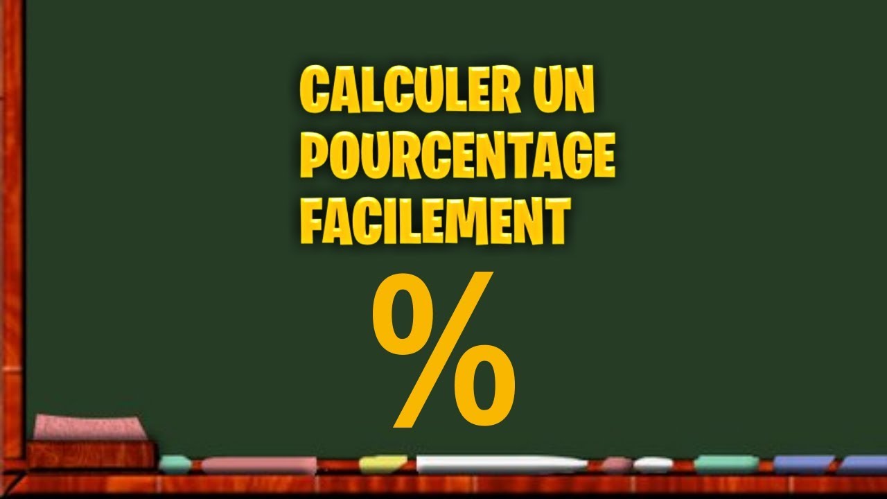 STATISTIQUE: COMMENT CALCULER UN POURCENTAGE FACILEMENT - YouTube