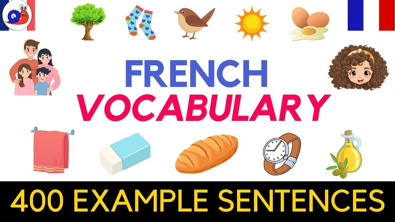 French vocabulary for beginners: 100 common words with examples - YouTube