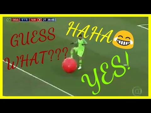 Alisson Funny Moment - FIFA WORLD CUP 2018