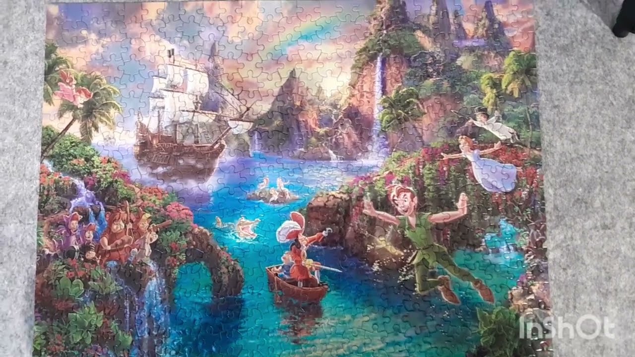 Thomas Kinkade Disney Puzzles Peter Pan
