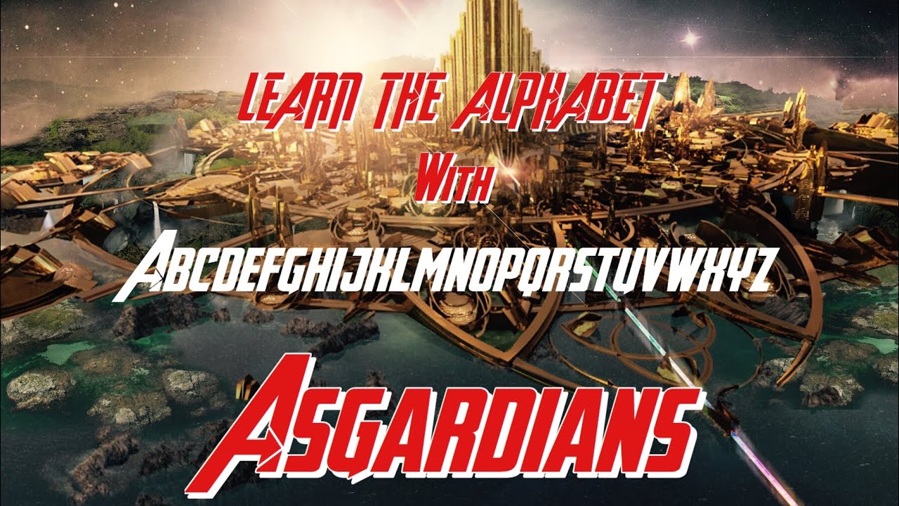 learn the alphabet with Asgardians - YouTube