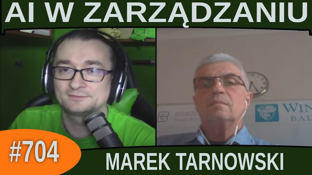 AI w zarządzaniu - Marek Tarnowski |#704 - YouTube