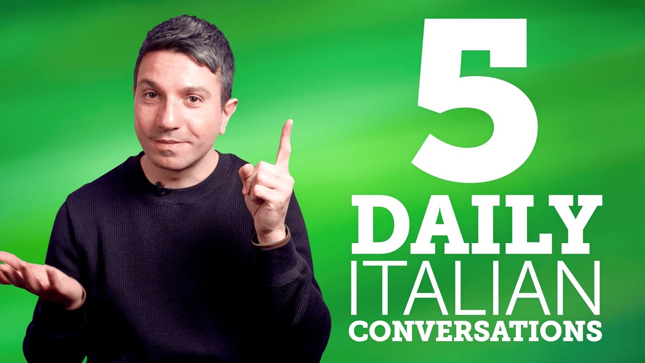 5 Daily Italian Conversations - Learn Basic Italian Phrases - YouTube
