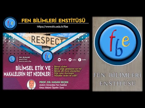 Bilimsel Etik ve Makalelerin Ret Nedenleri