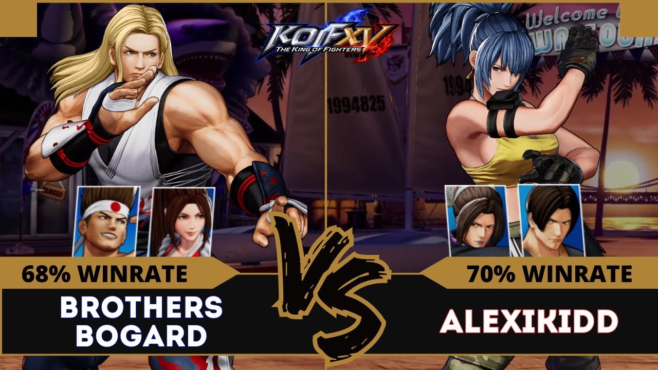 KOFXV⭐BROTHERS BOGARD (Mai/Joe/Andy) vs ALEXIKIDD (Duo Lon/Leona/Kim)⭐ ...