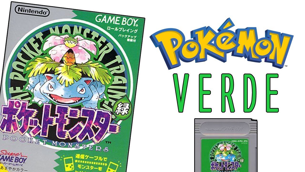 Pokémon Verde Unboxing (Primer Juego de Pokémon) - YouTube