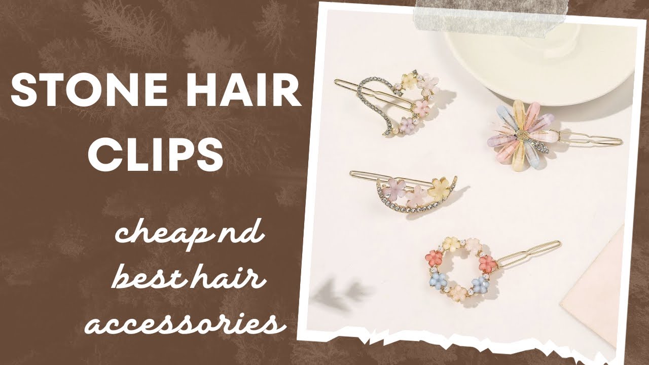 Fancy stone clips @cheap price nd best quality 💯 - YouTube